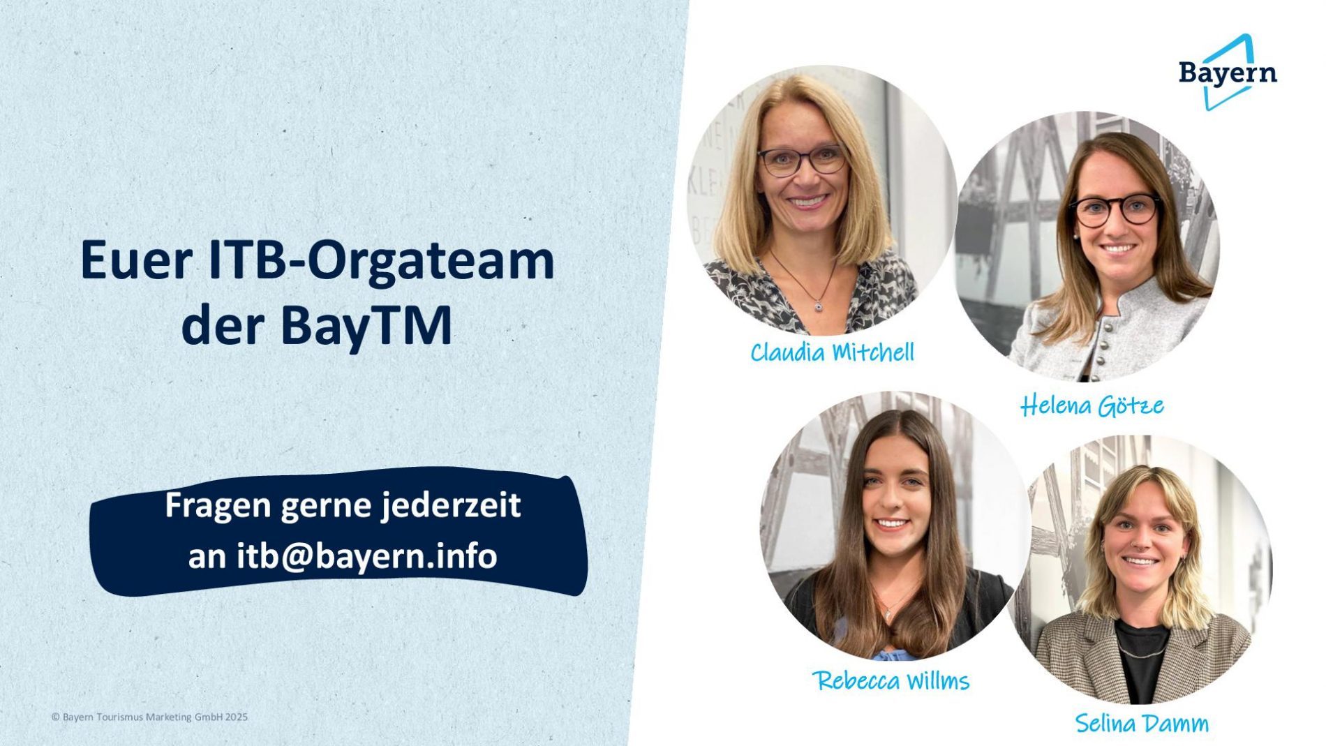 Bayern auf der ITB 2026 - Bayern Tourismus